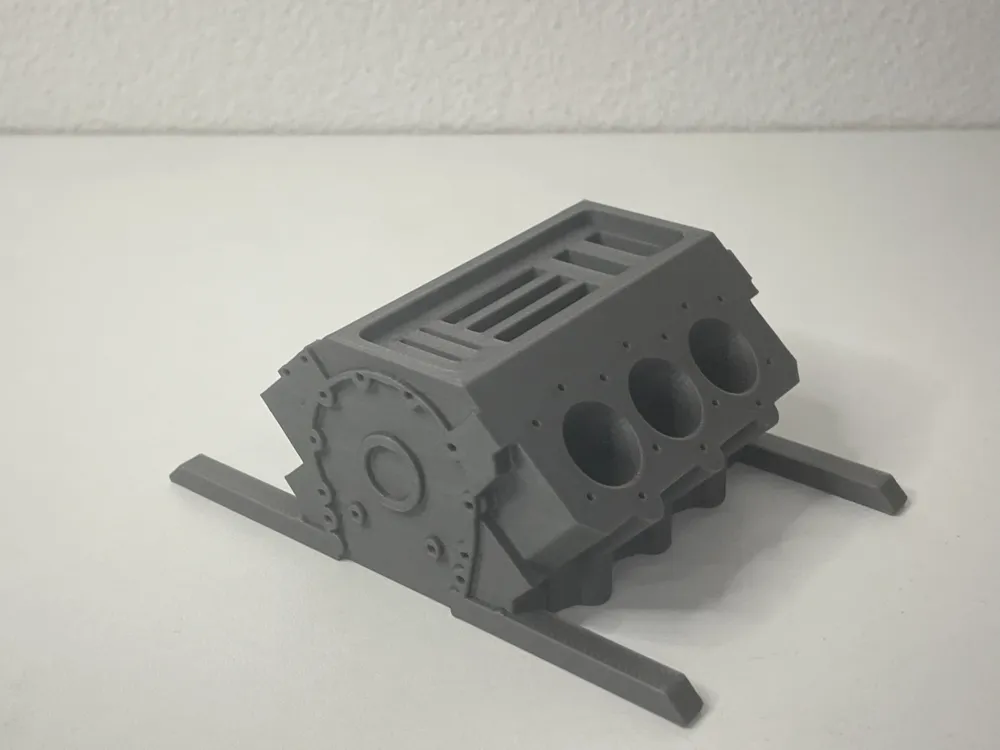 V6 Engine Block Pen Holder (USB, SD, microSD) by Stenly_G MakerWorld ...