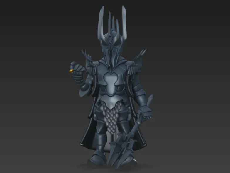 Sauron. The Lord of the Rings - Free 3D Print Model - MakerWorld
