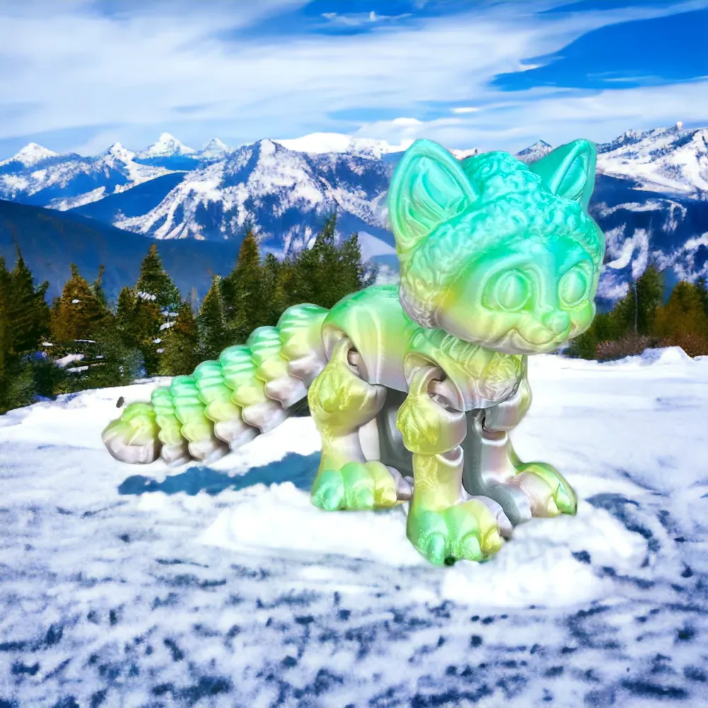 The Articulating Baby Artic Fox by 3D Replica MakerWorld: Download Free ...