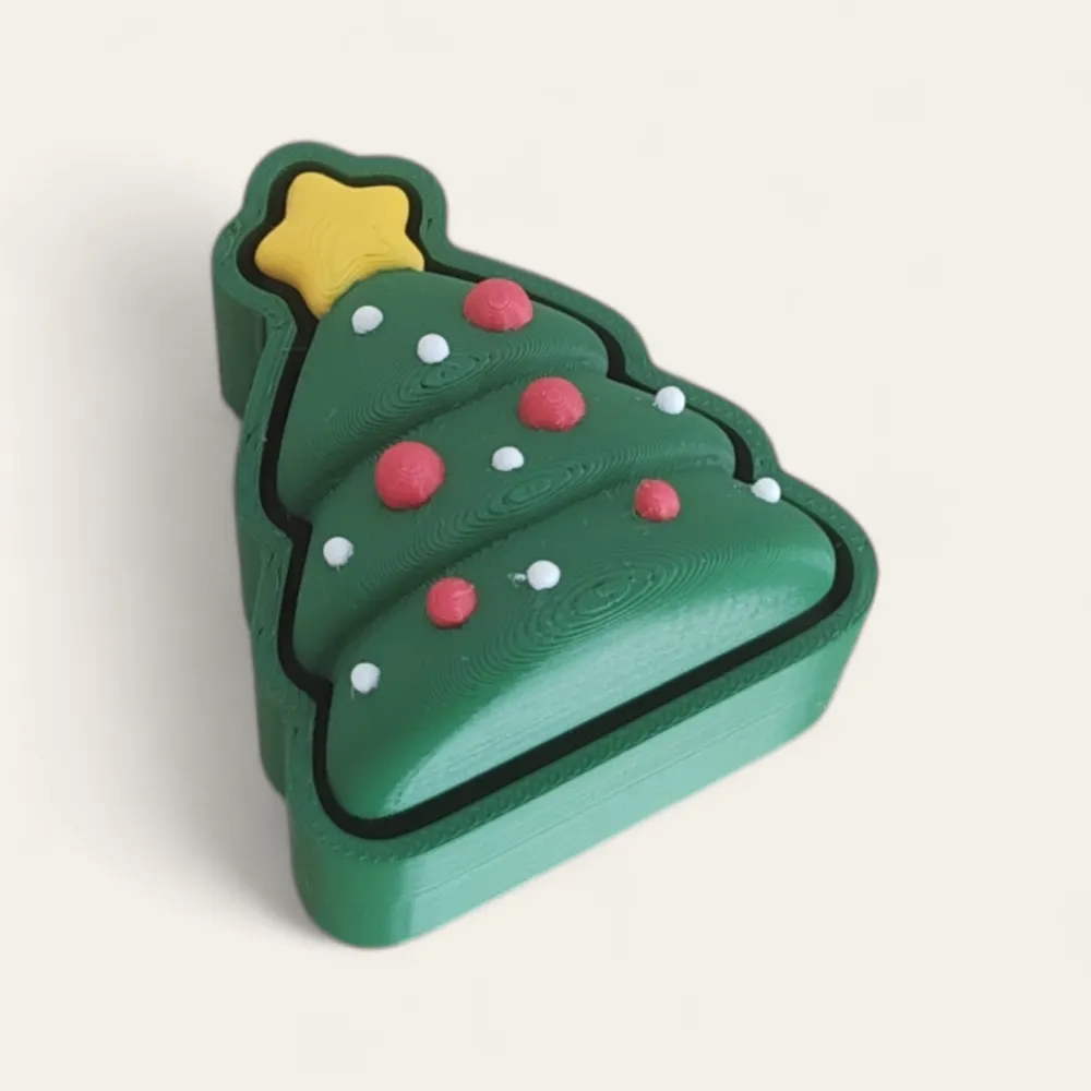 Christmas Tree Clicker - Cute, Clay Style - Free 3D Print Model ...