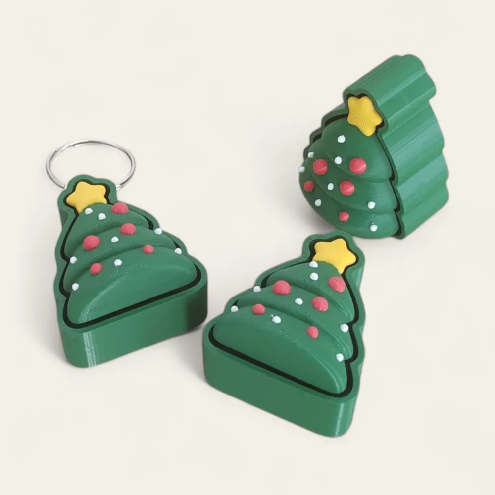 Christmas Tree Clicker - Cute, Clay Style - Free 3D Print Model ...