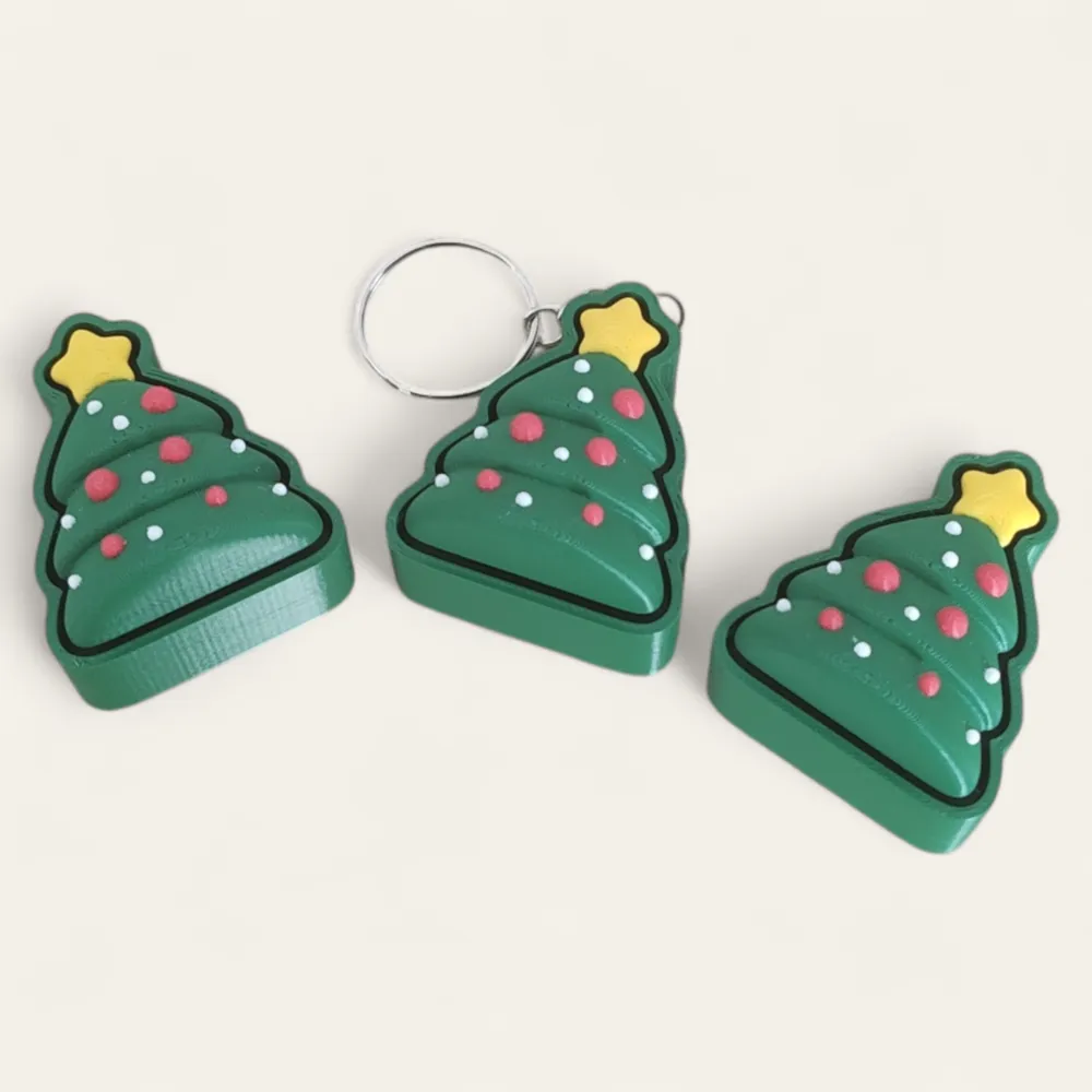 Christmas Tree Clicker - Cute, Clay Style - Free 3D Print Model ...