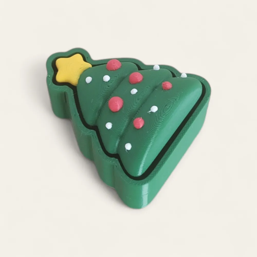 Christmas Tree Clicker - Cute, Clay Style - Free 3D Print Model ...