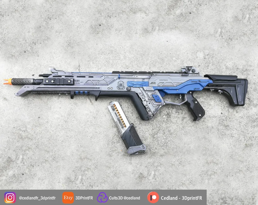 Apex Legends R-301 Props - Free 3D Print Model - MakerWorld