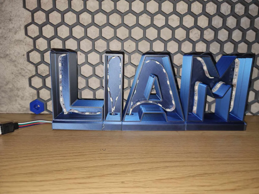 MODULAR LED LIGHT SIGN LETTERS AND NUMBERS by SIODLO92 - MakerWorld