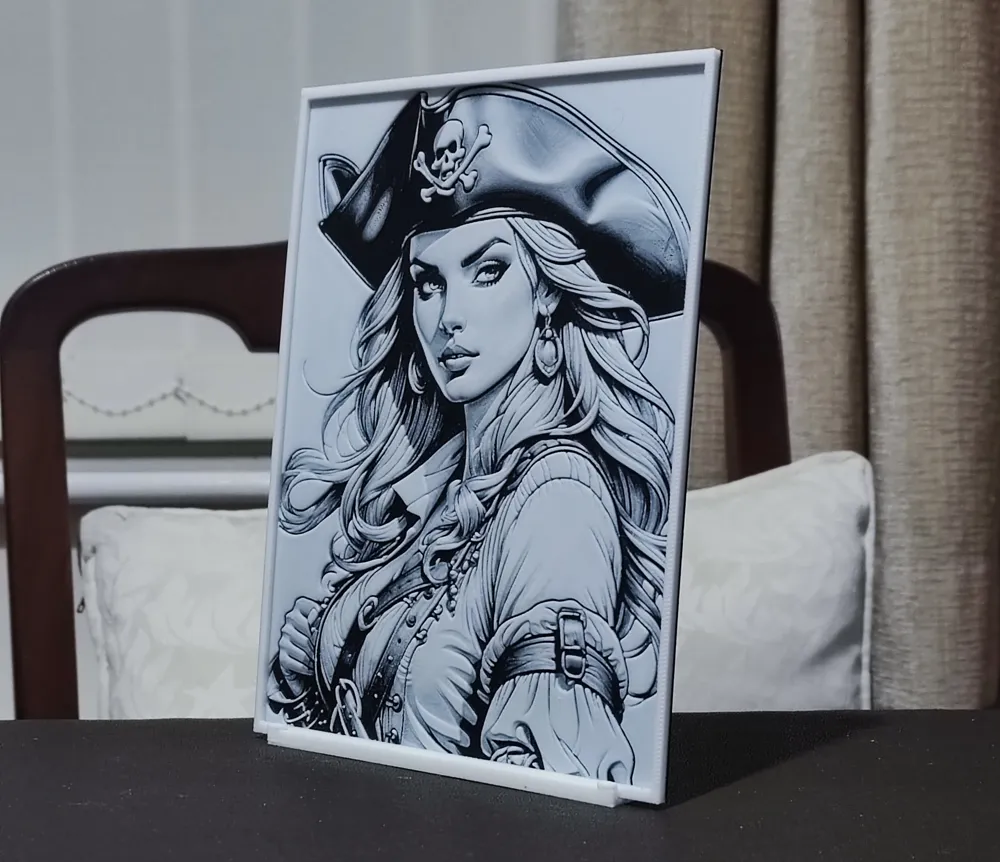 I'm A Pirate! - HueForge 2 Color by BoDad MakerWorld: Download Free 3D ...