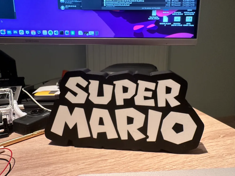 Super Mario LED lamp Remixed by Mikael A. - MakerWorld