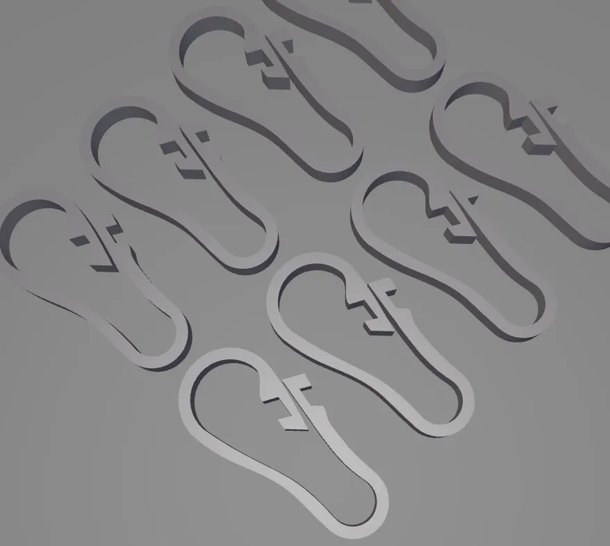 Carabiner Keychain Sized - Split Ring Equivalent by Lobo - MakerWorld