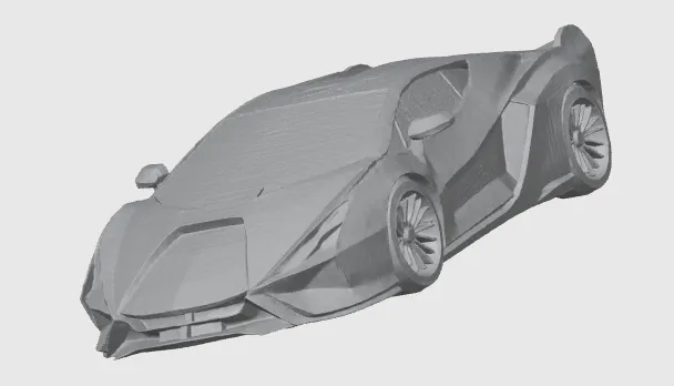 Lamborghini Sián - High Detail One-Piece - Free 3D Print Model - MakerWorld