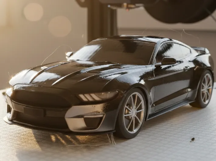 Ford Mustang GT - Optimized Efficient Print - Free 3D Print Model ...