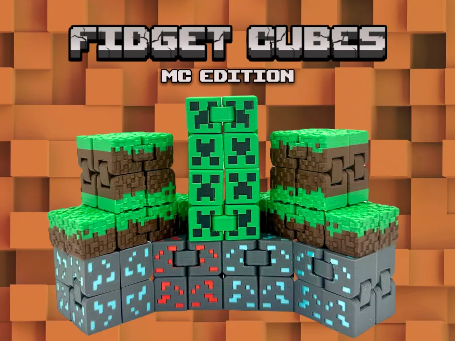Fidget Cubes MC Edition by PiNK_3DP - MakerWorld