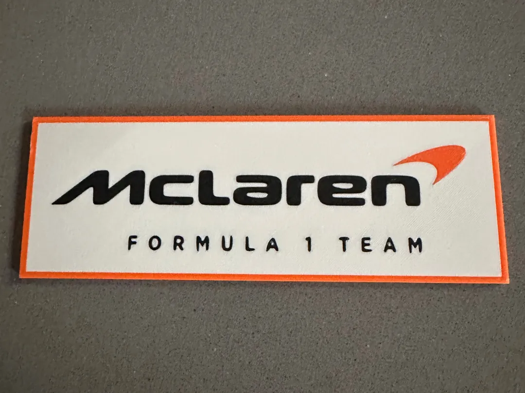 McLaren F1 Team Logo Plate Remixed by Shroom MakerWorld: Download Free ...