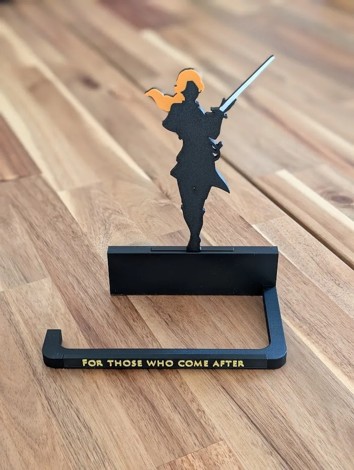 Clair Obscur Maelle Silhouette Toilet Paper Holder - Free 3D Print ...