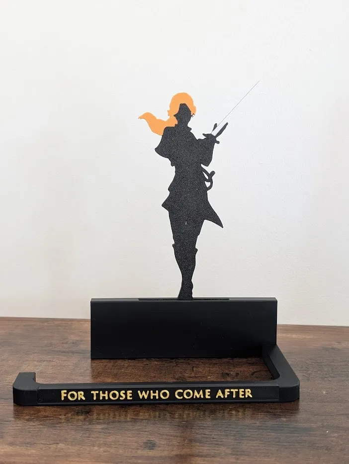 Clair Obscur Maelle Silhouette Toilet Paper Holder - Free 3D Print ...