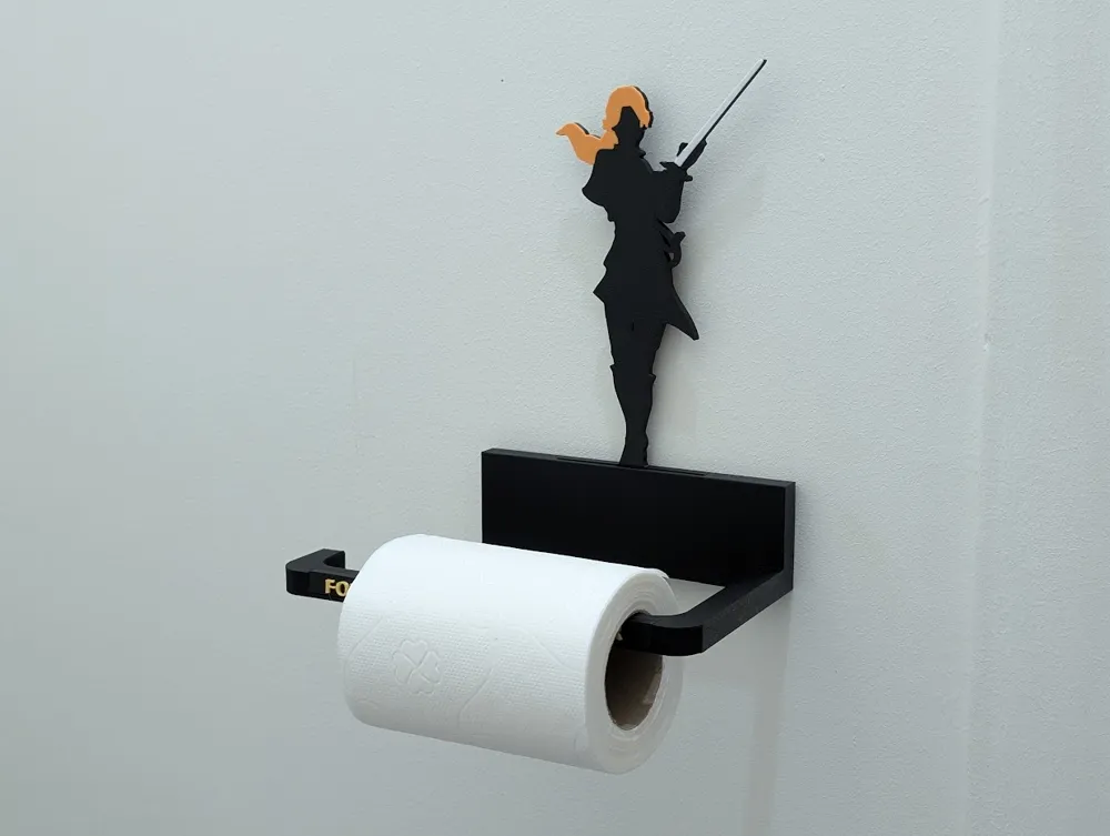 Clair Obscur Maelle Silhouette Toilet Paper Holder - Free 3D Print ...