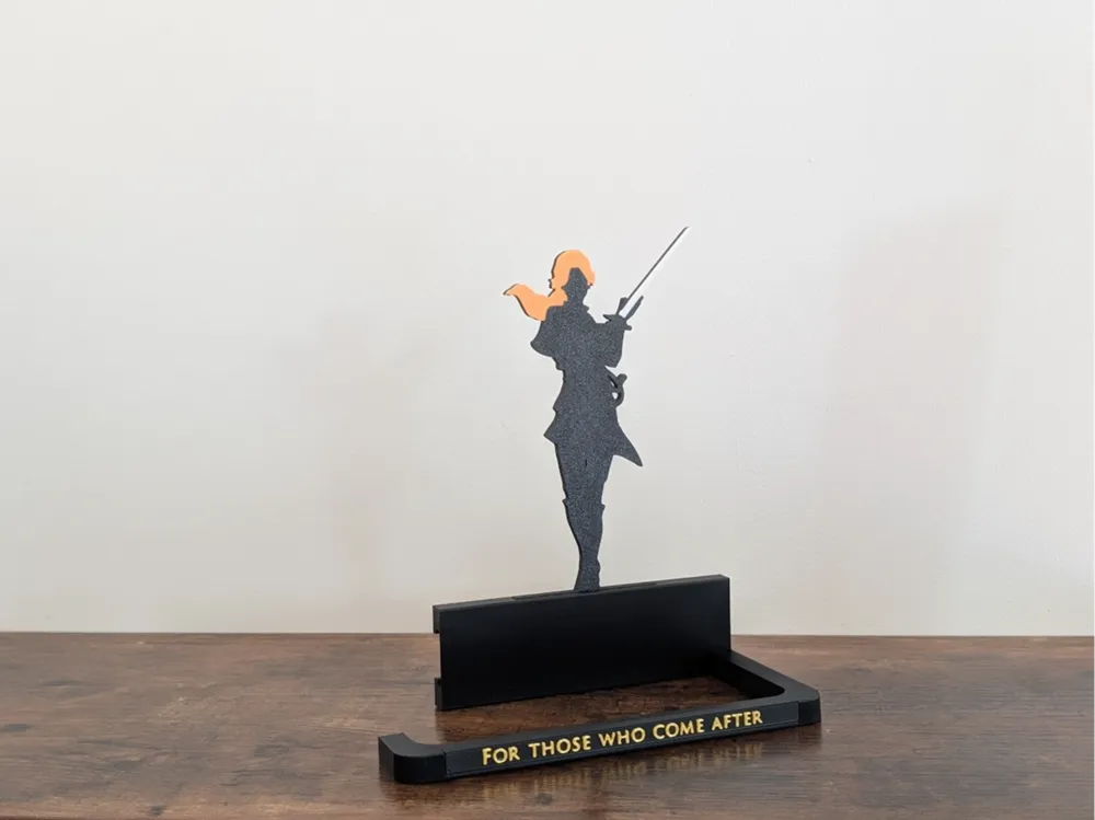 Clair Obscur Maelle Silhouette Toilet Paper Holder - Free 3D Print ...