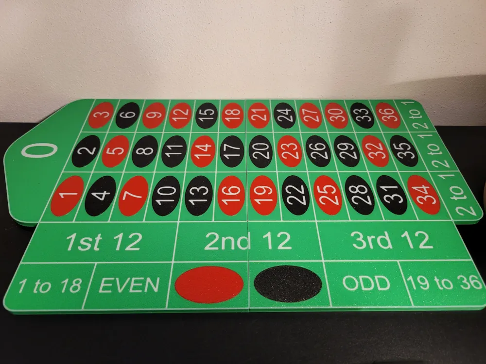 Complete Tabletop Roulette Set by Filippo02 - MakerWorld