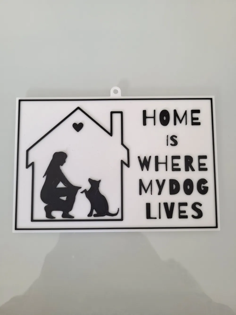 [HC] Home Sign 03 - Free 3D Print Model - MakerWorld