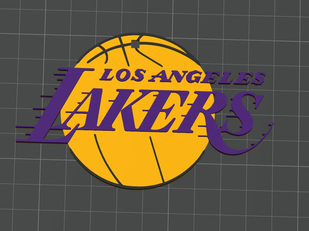 Lakers NBA logo by 3d Beast - MakerWorld