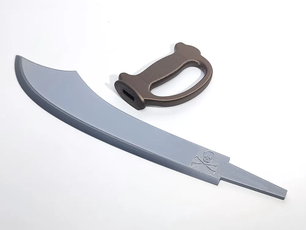 Pirate Cutlass Sciabola pirate costume carnival - Free 3D Print Model ...