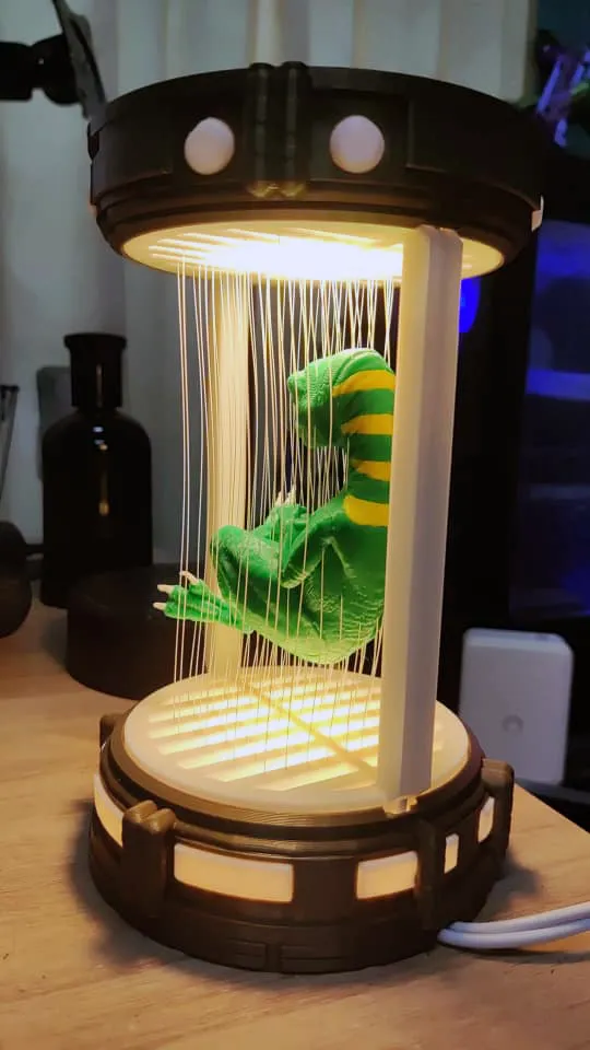 Suspended Raptor Incubator V2 Remixed by fay3dlab MakerWorld: Download Free 3D Models