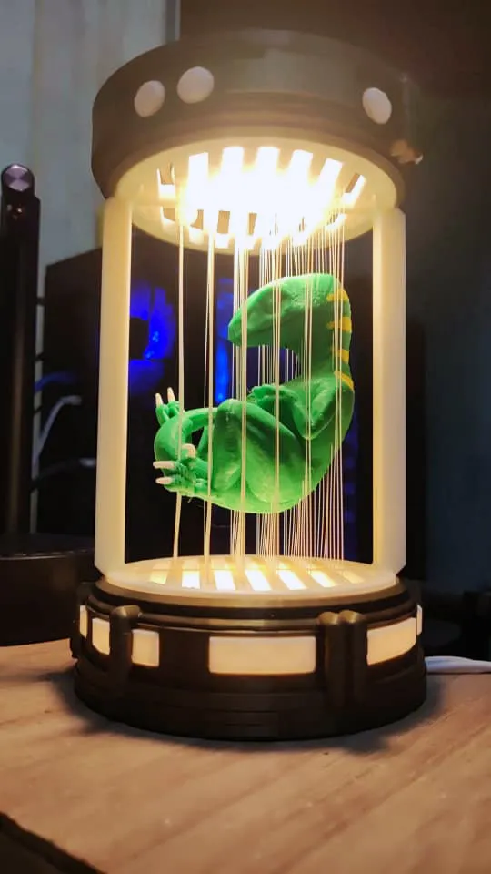Suspended Raptor Incubator V2 Remixed by fay3dlab MakerWorld: Download Free 3D Models