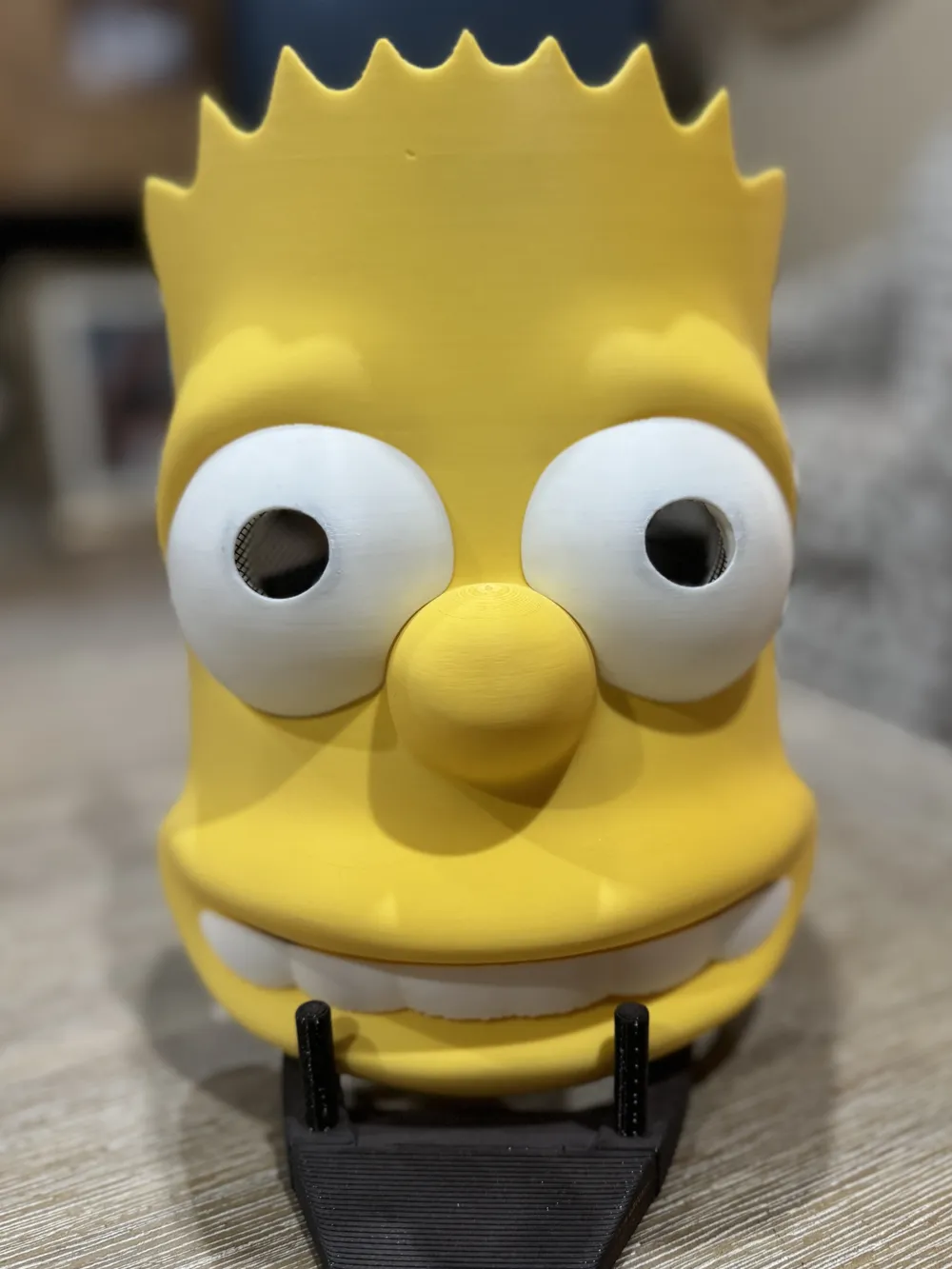 Bart Simpson Mask - Free 3D Print Model - MakerWorld