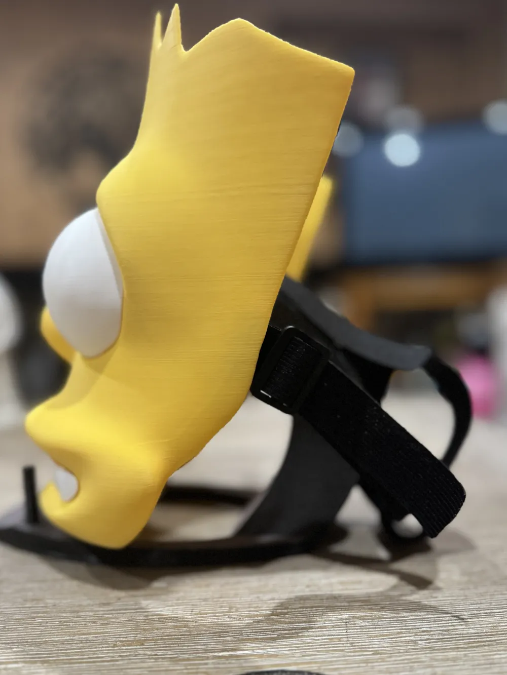 Bart Simpson Mask - Free 3D Print Model - MakerWorld