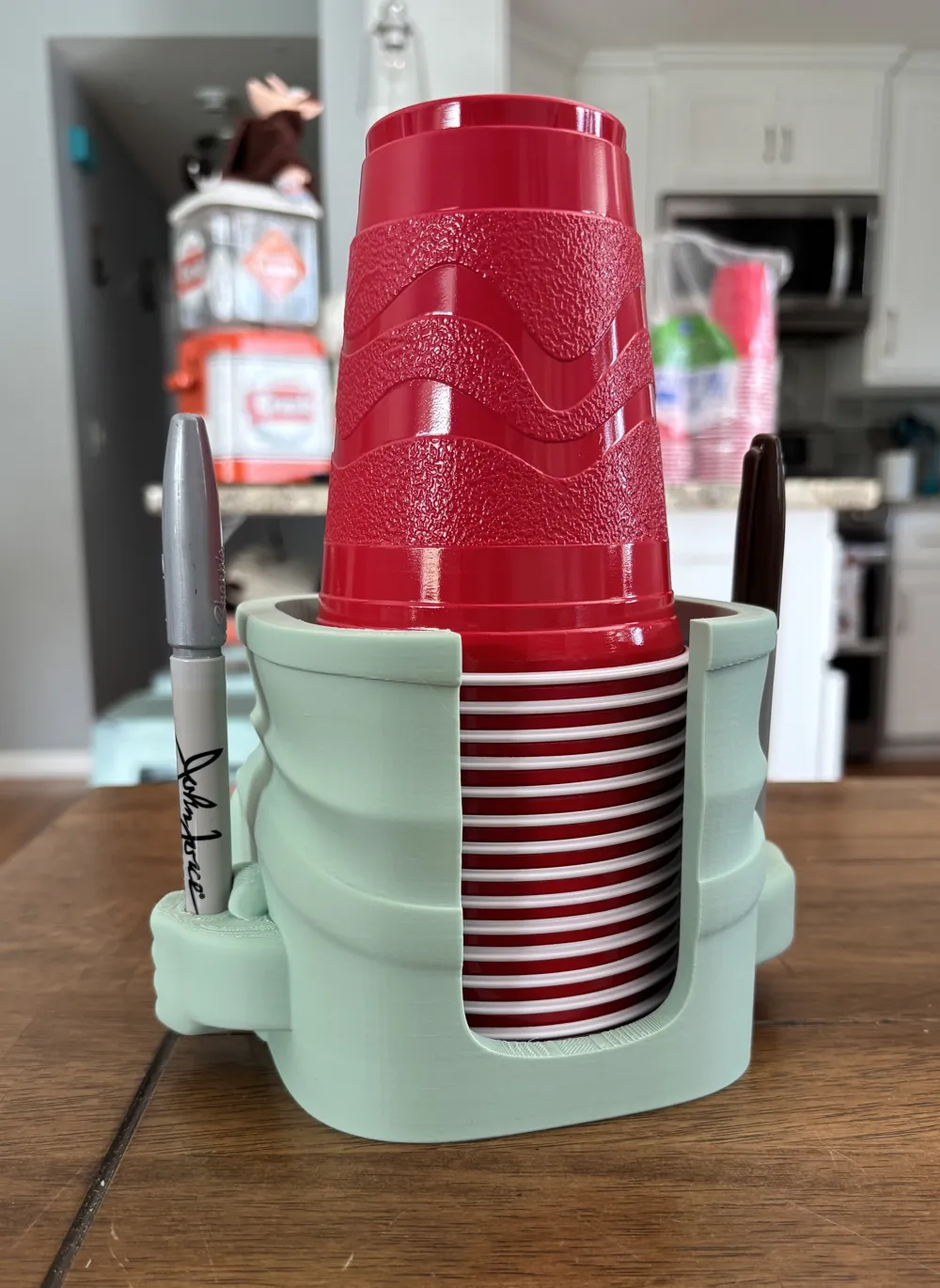 Tiki Solo Cup Holder - Free 3D Print Model - MakerWorld
