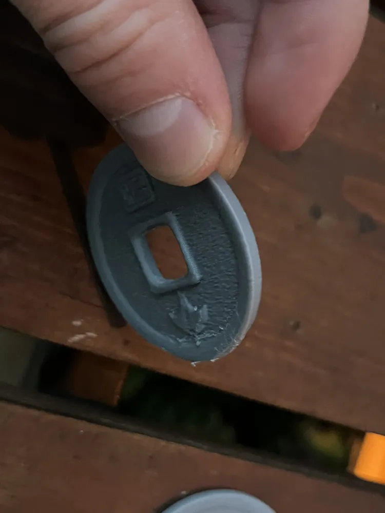 Ghost Of Yotei Zeni Hajiki Coin - Free 3D Print Model - MakerWorld