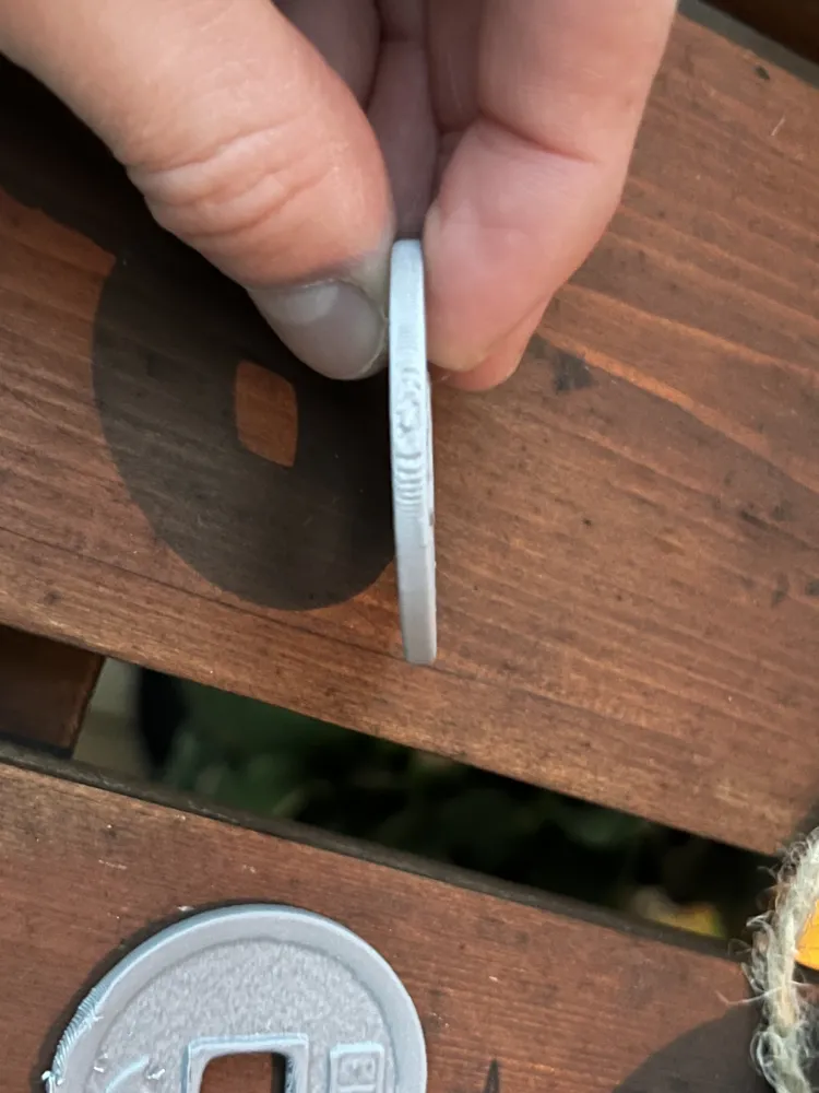 Ghost Of Yotei Zeni Hajiki Coin - Free 3D Print Model - MakerWorld