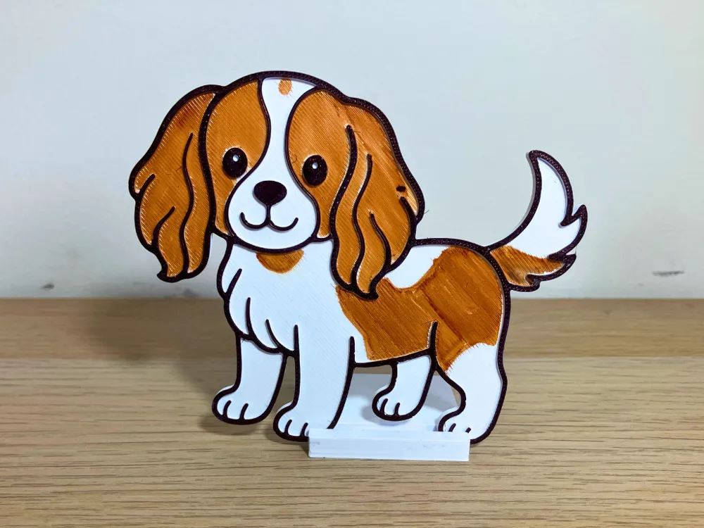 Adorable Set de Coloreado de Cachorros Cavalier por A*i*m*e*e* MakerWorld: Descarga Modelos 3D ...