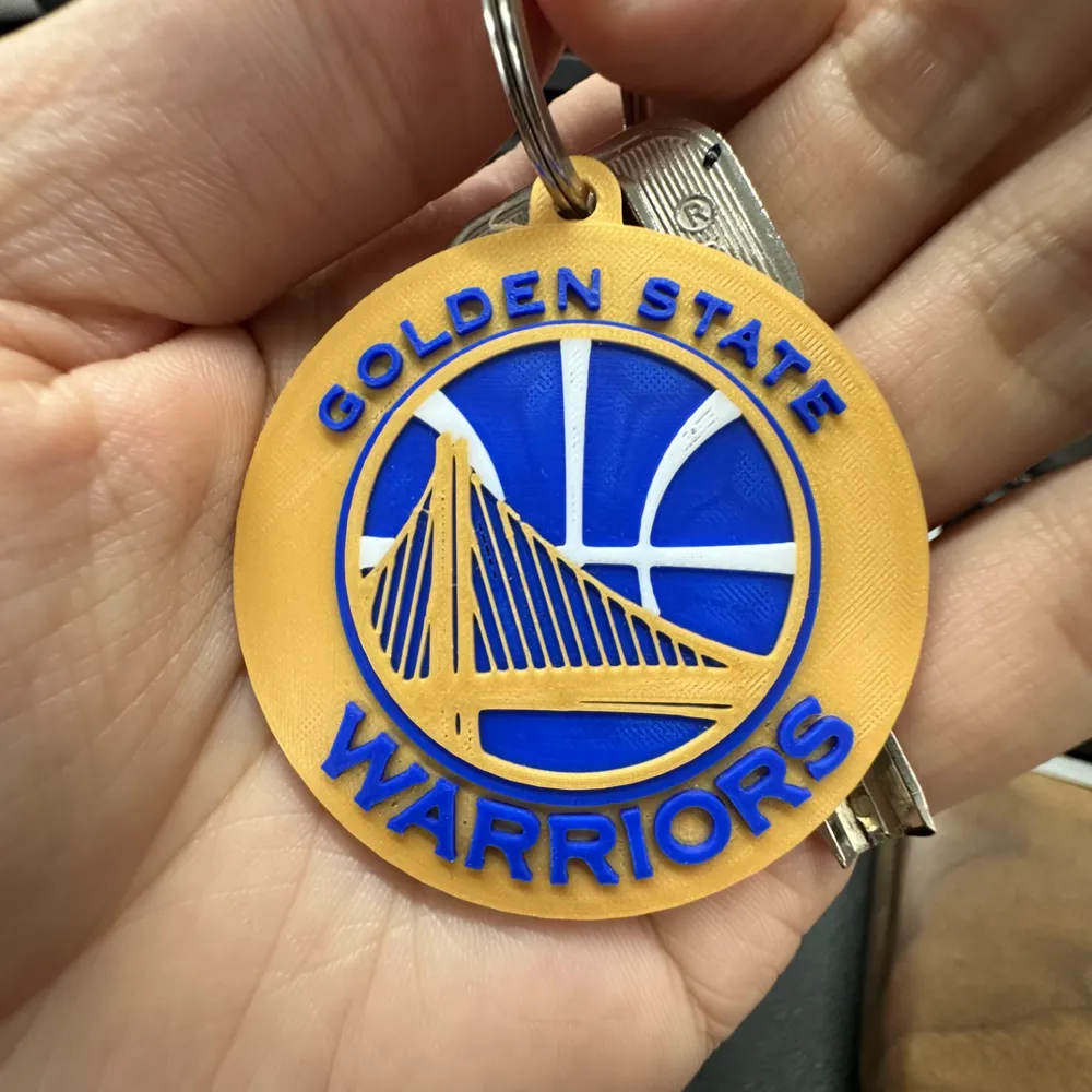 Golden State Warriors Keychain by ron.f.luo - MakerWorld