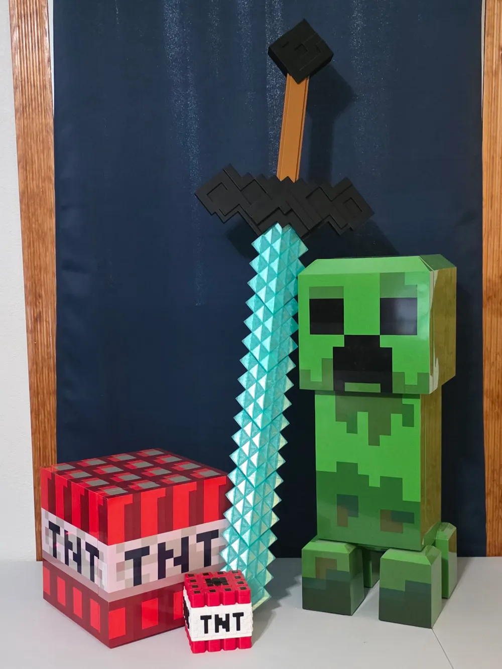 Minecraft Movie Diamond Sword - Free 3D Print Model - MakerWorld