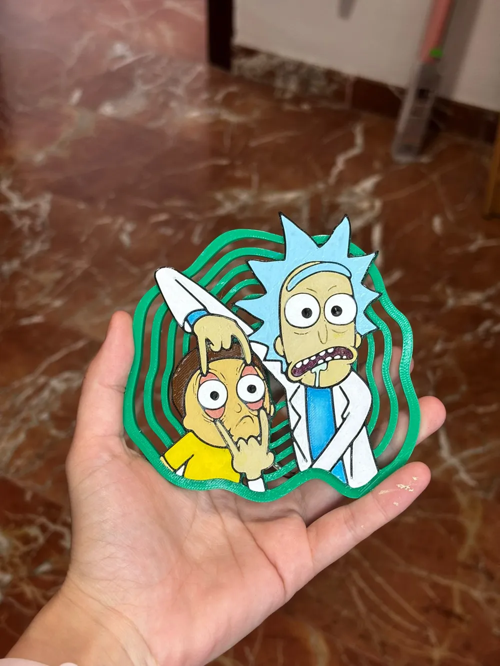 Rick and Morty coaster - picture frame by TMA3D MakerWorld: Download ...