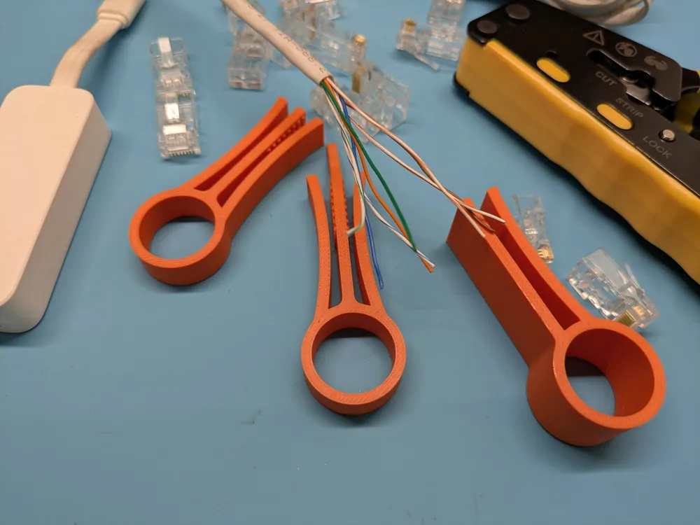 Network cable untwist tool by geo.luki MakerWorld: Download Free 3D Models