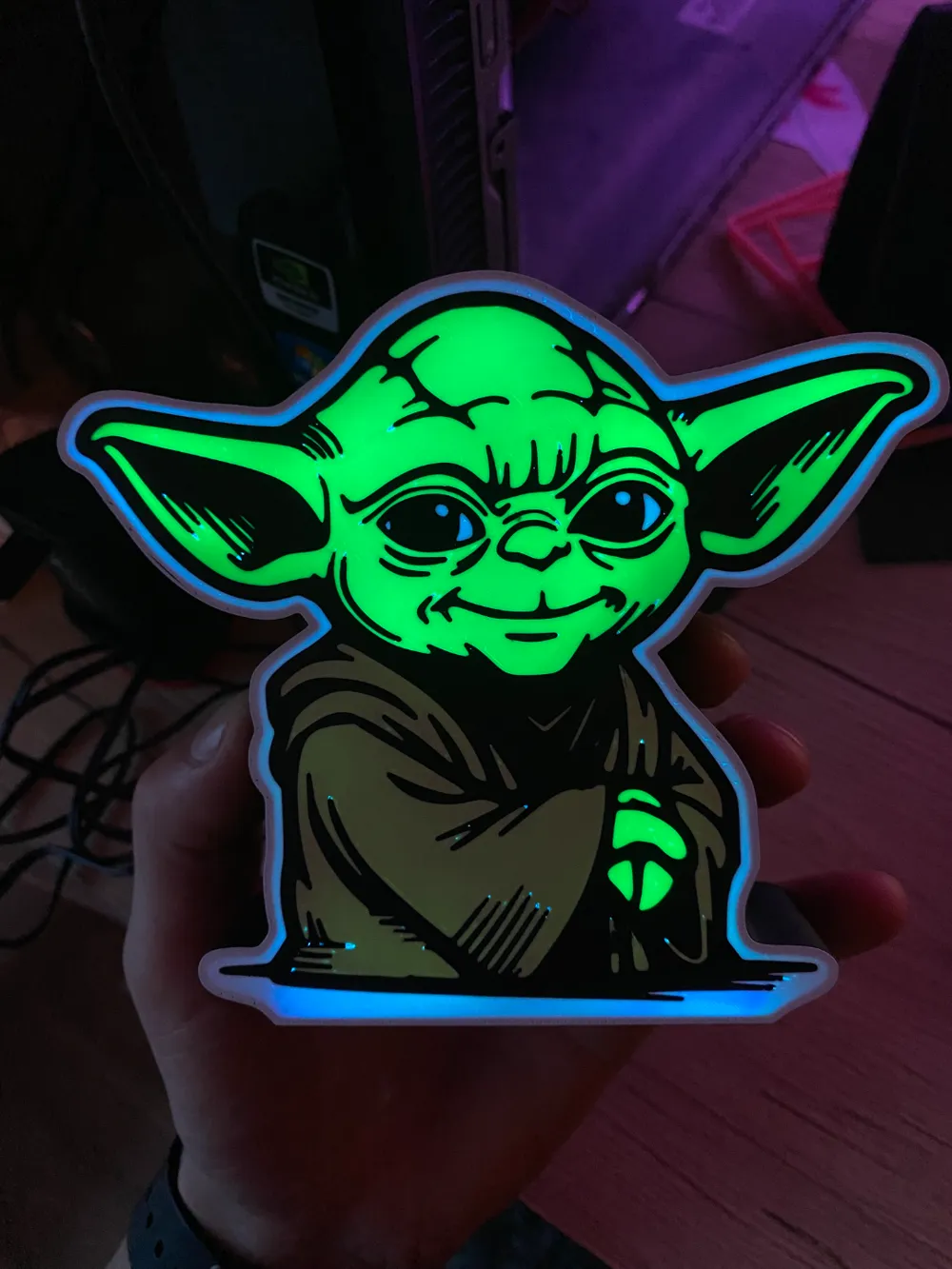 YODA Light Box by dabovosMakerWorld: Download Free 3D Models
