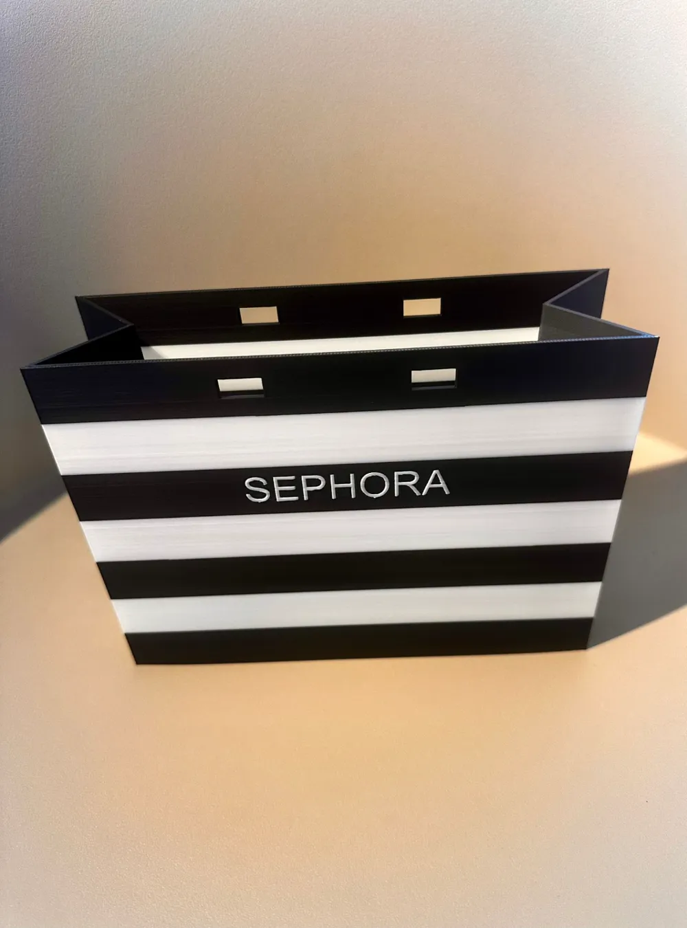 Sephora-Inspired Decorative Gift Bag - Free 3D Print Model - MakerWorld
