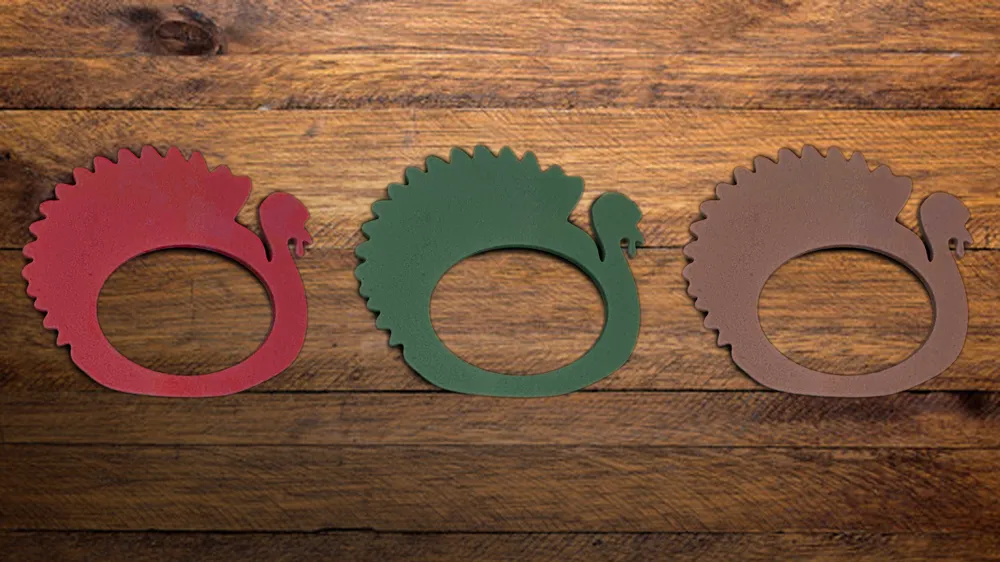 Anillos de servilleta de Acción de Gracias por Thomas Sundberg MakerWorld: Descarga Modelos 3D ...