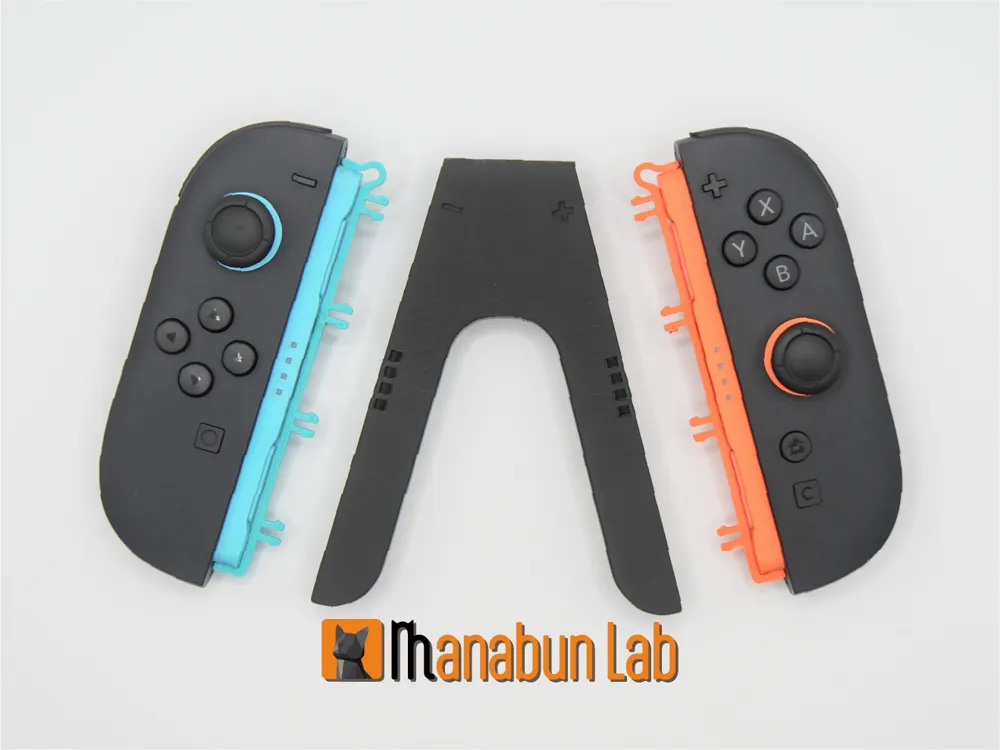 Nintendo Switch 2 Joy-Con 2 Snap-Lock Grip by Manabun Lab MakerWorld: Download Free 3D Models