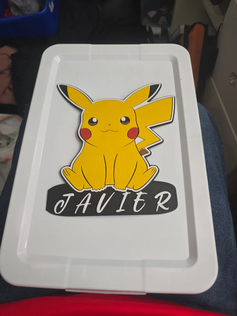 Customize Pikachu name plate by monchis - MakerWorld
