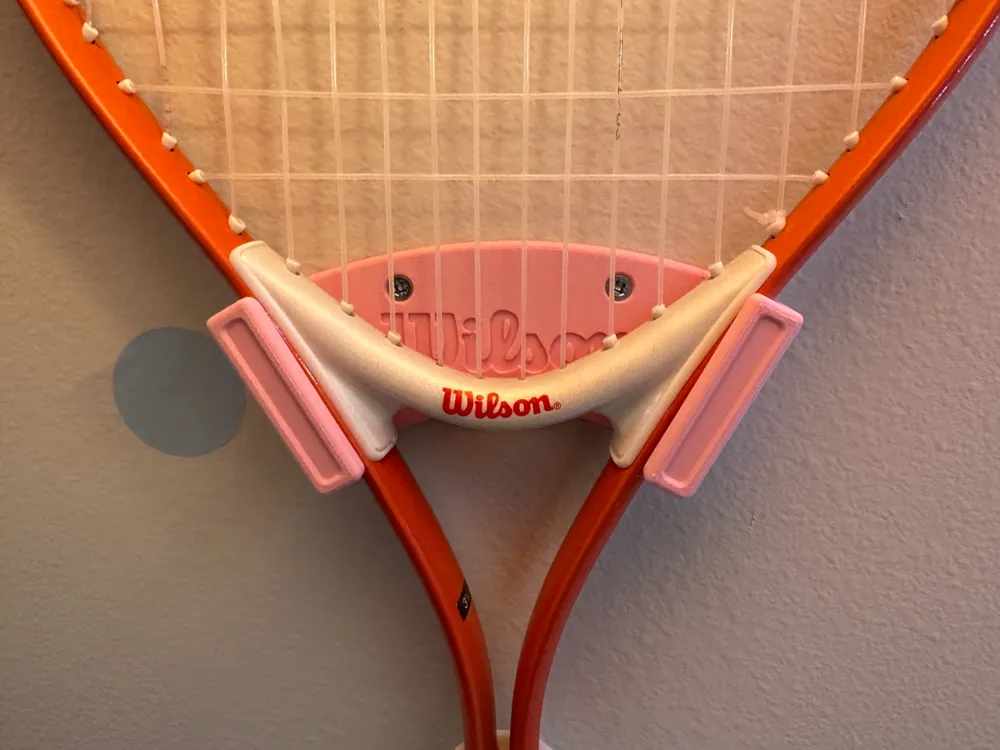 Tennis Racket Wall Hanger by Ady MakerWorld: Download Free 3D Models