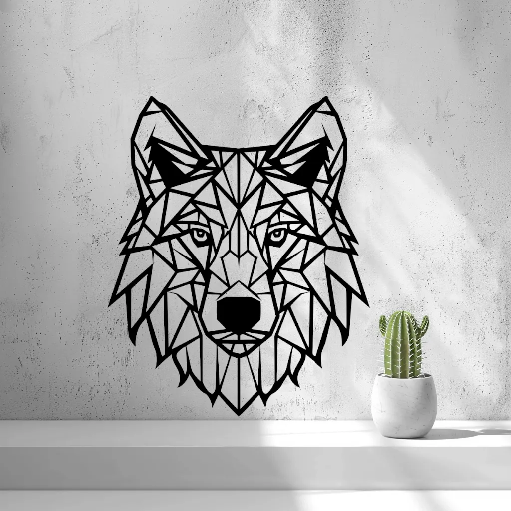 Wolf Wall Art - Free 3D Print Model - MakerWorld