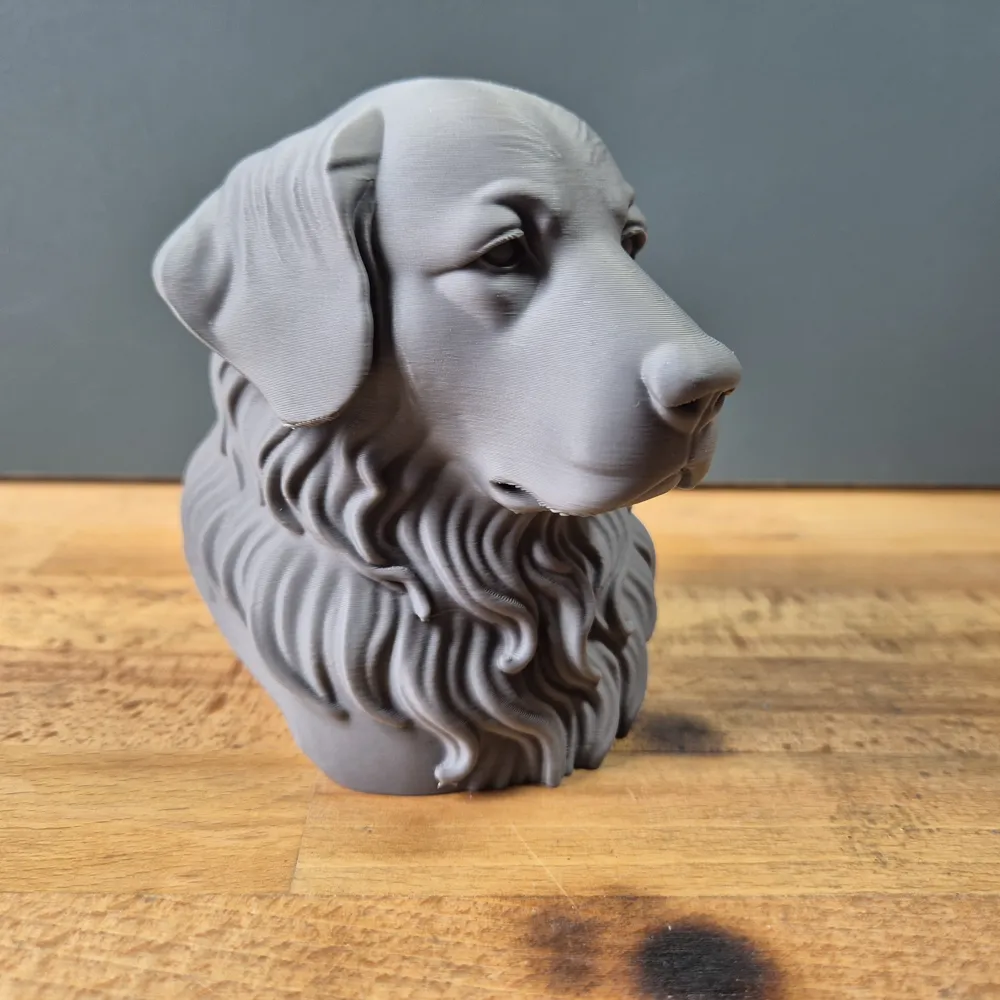 Pyrenean Mountain Dog Bust (Great Pyrenees) by Mr.Jay MakerWorld ...