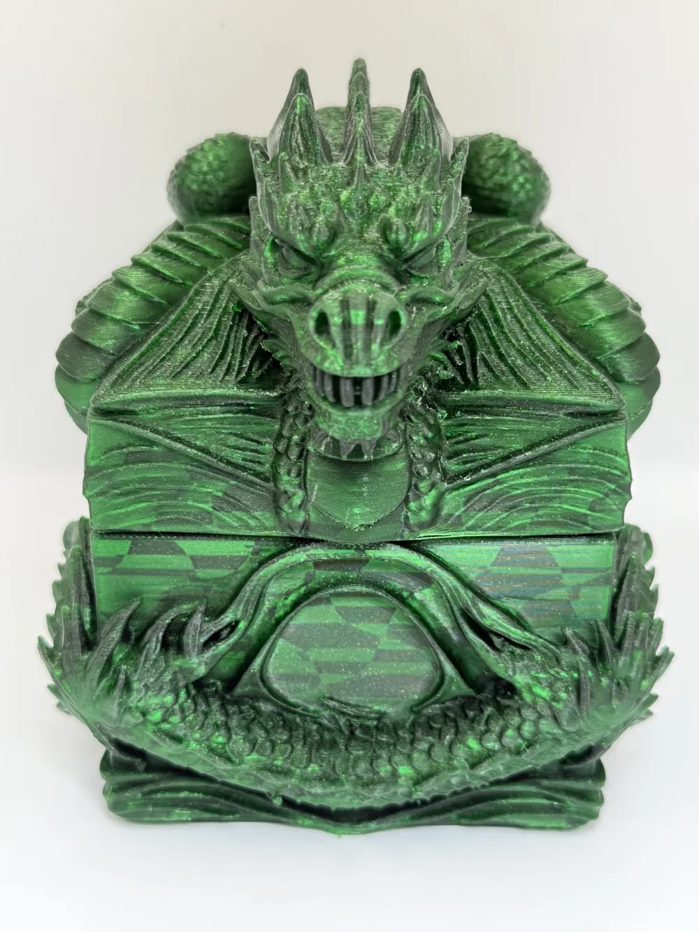 highly detailed dragon jewelry box - Free 3D Print Model - MakerWorld