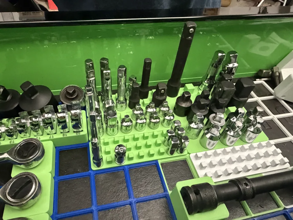 Gridfinity Socket Adapter & Extension Holders - Free 3D Print Model ...
