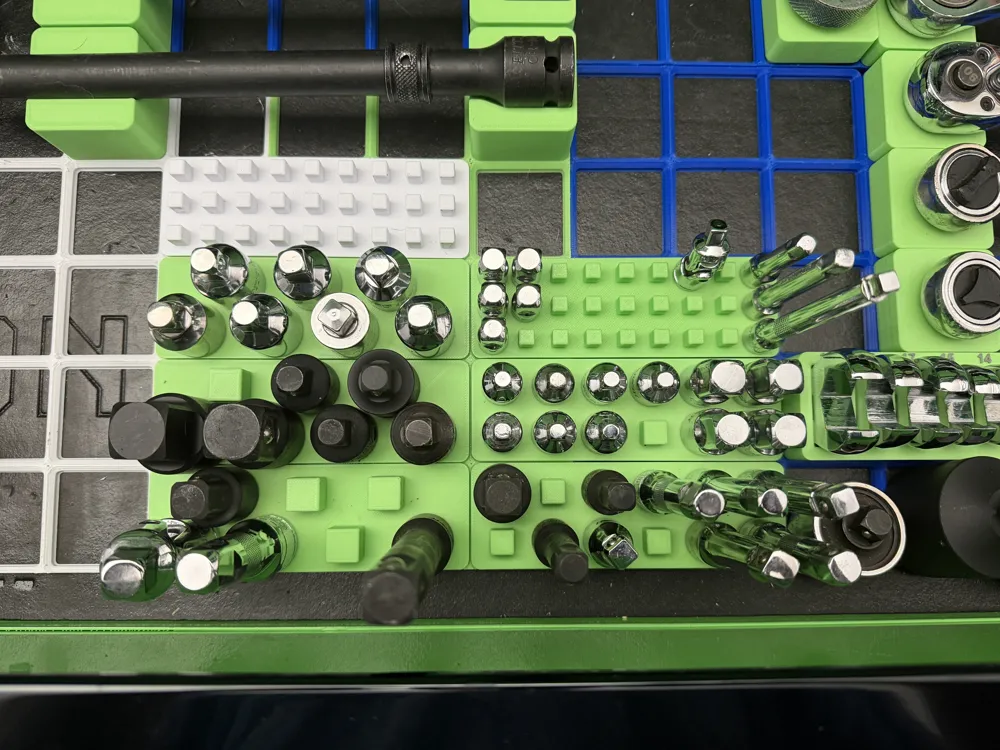 Gridfinity Socket Adapter & Extension Holders - Free 3D Print Model ...