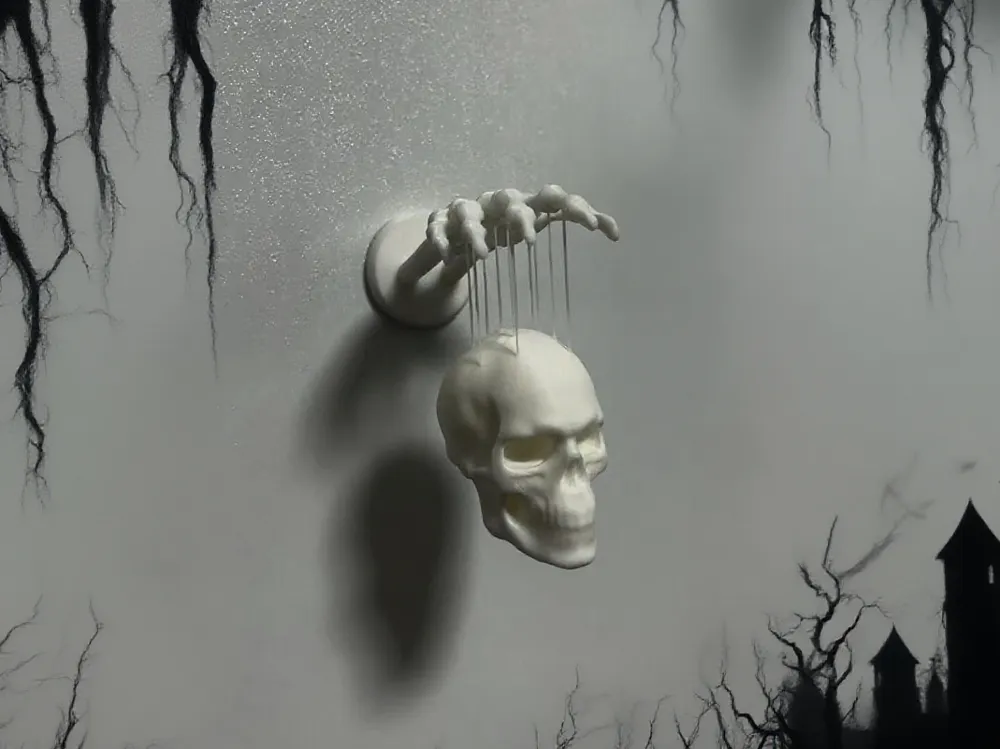 Horror hand-grabbing skeleton by 火宅 MakerWorld: Download Free 3D Models