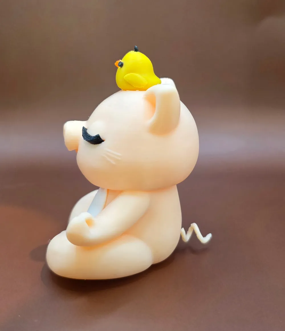 Zen Desk Buddies - Pig (No AMS, Multi-Part) - Free 3D Print Model ...