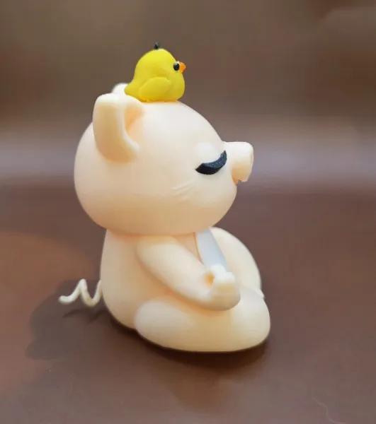 Zen Desk Buddies - Pig (No AMS, Multi-Part) - Free 3D Print Model ...